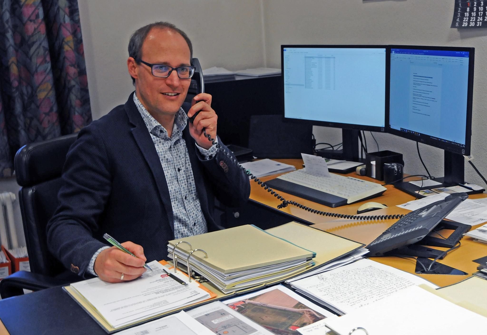 Wains Bürgermeister Stephan Mantz über 2023 und harte Geduldsproben