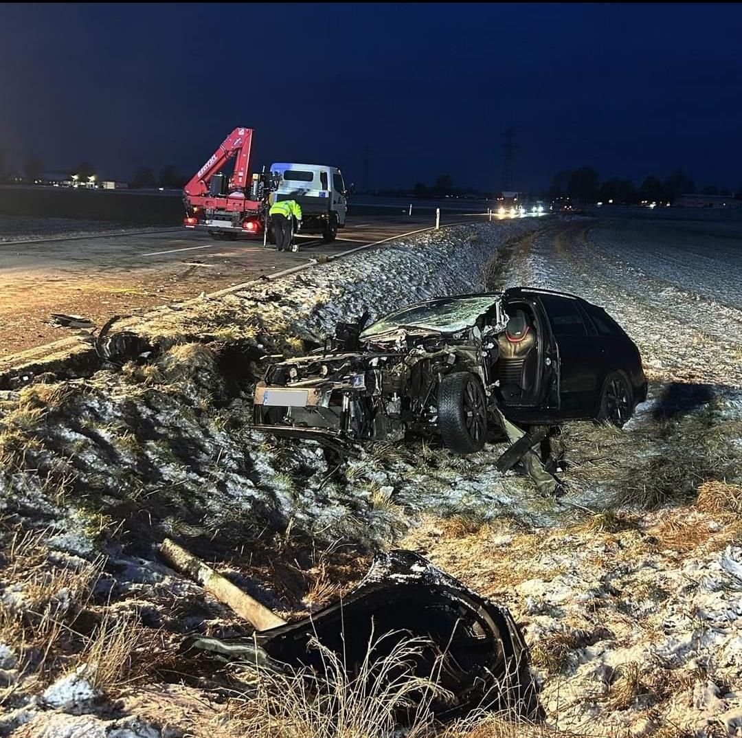 Unfall mit drei Promille