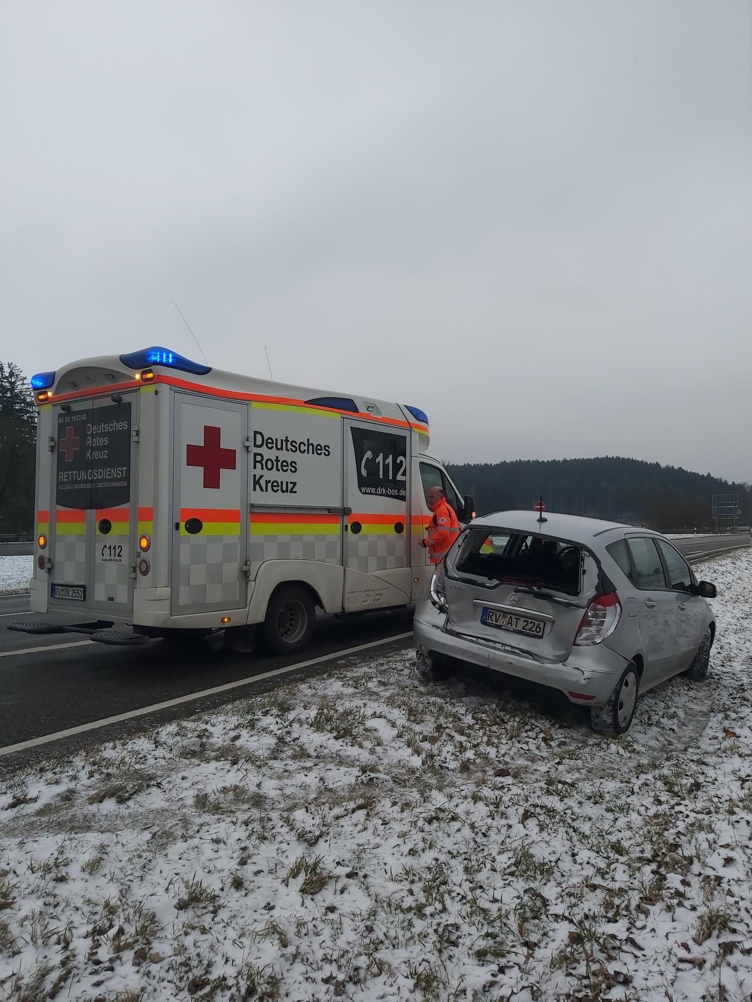 35.000 Euro Sachschaden bei Auffahrunfall in Bad Waldsee