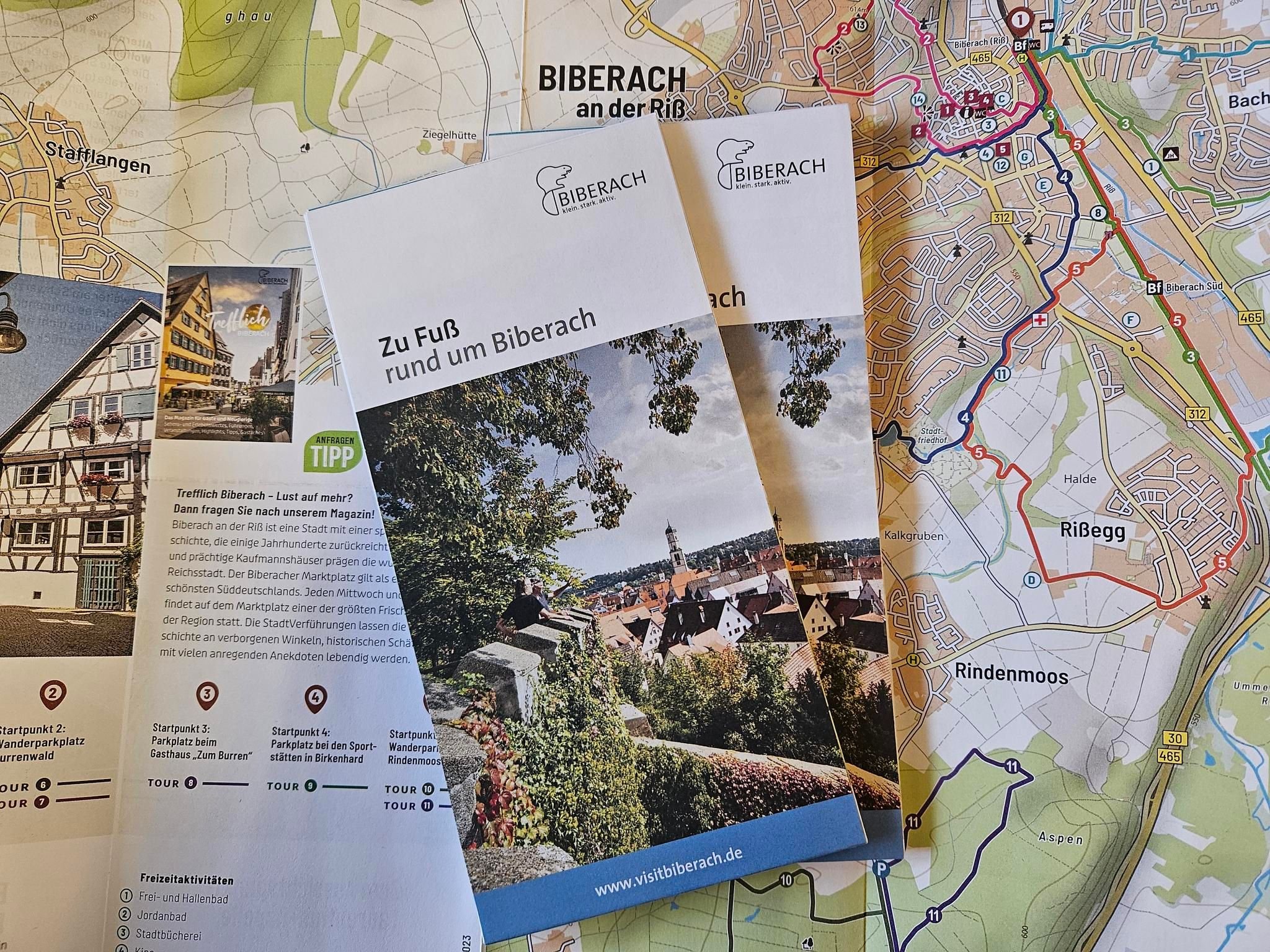 Tourismus Biberach legt Wanderkarte neu auf