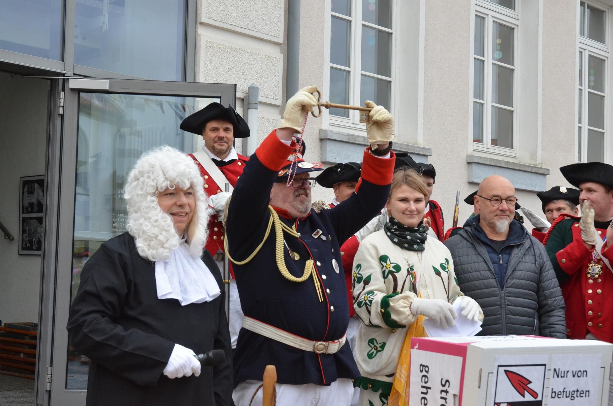 Rathaussturm in Ostrach