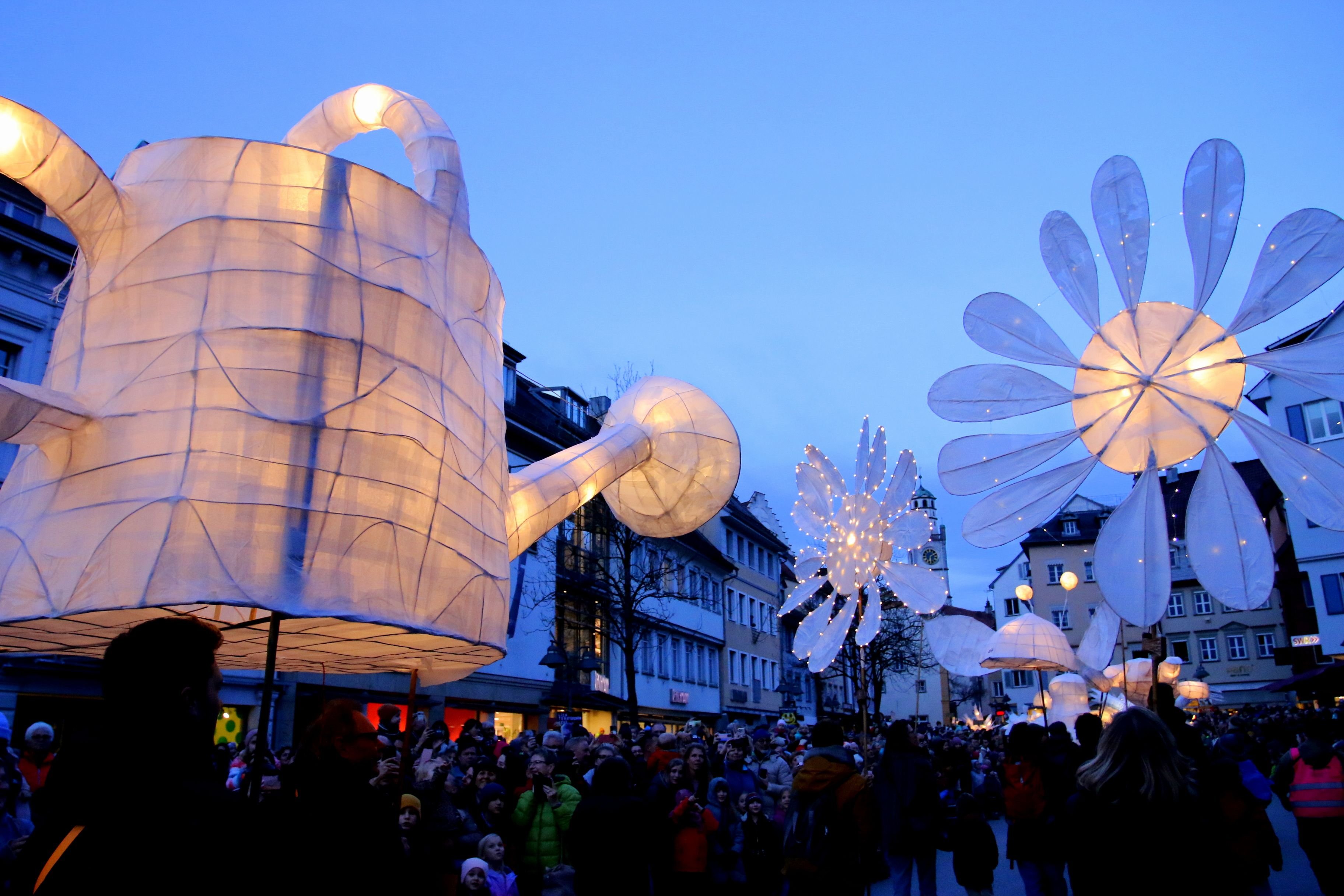 Tausende Besucher bei Lichterfest in Ravensburg