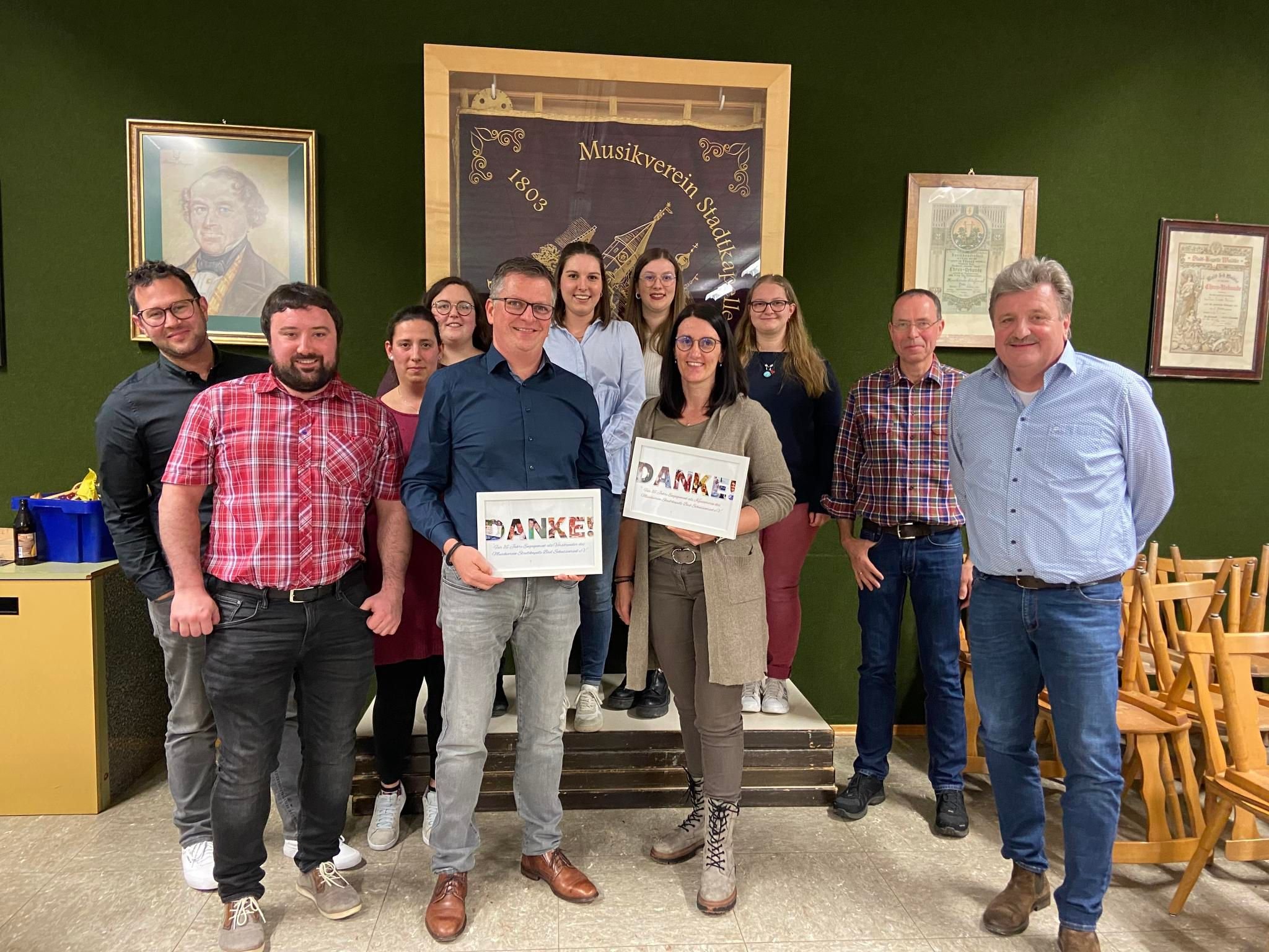 Großer Dank an Christian Blaser und Melanie Baur