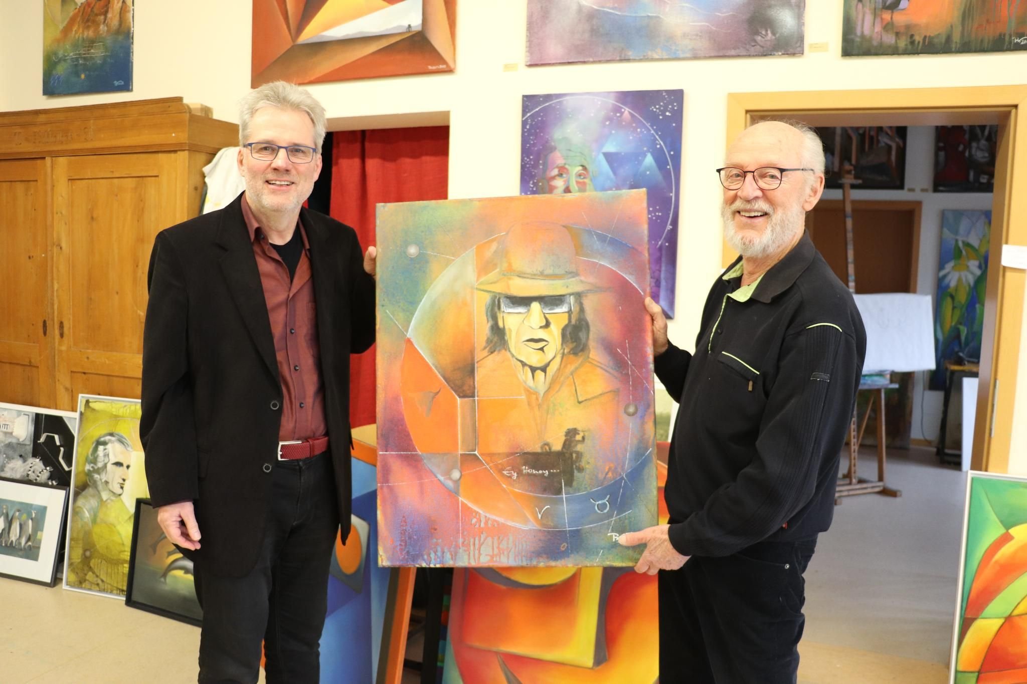 Gemälde von Udo Lindenberg soll bei Orgelkauf helfen