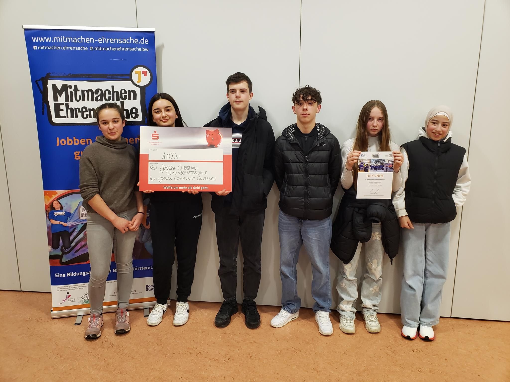 Mitmachen ist für die Joseph-Christian-Schule Ehrensache