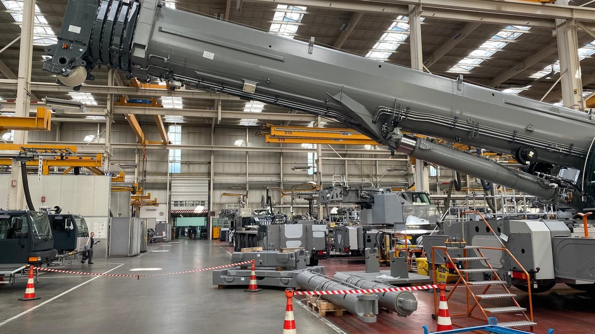 Liebherr-Werk Ehingen bleibt auf Rekordniveau