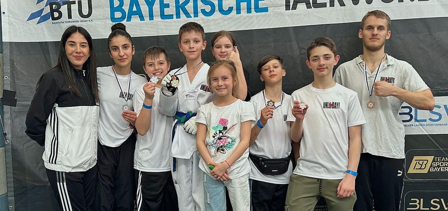 Sechs Medaillen für Ünlübay Taekwondo-Verein