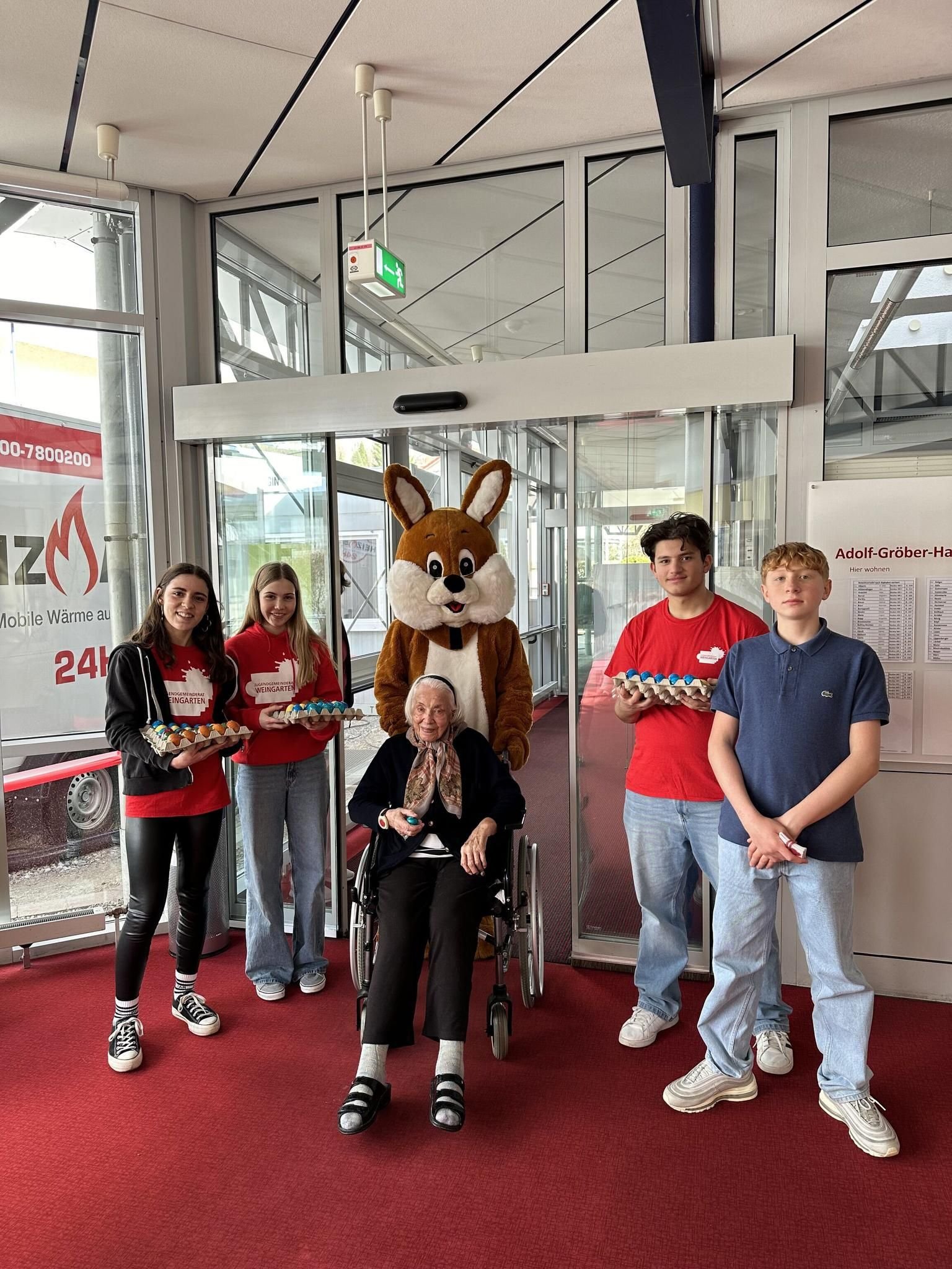 Jugendgemeinderat Weingarten schenkt Osterfreude