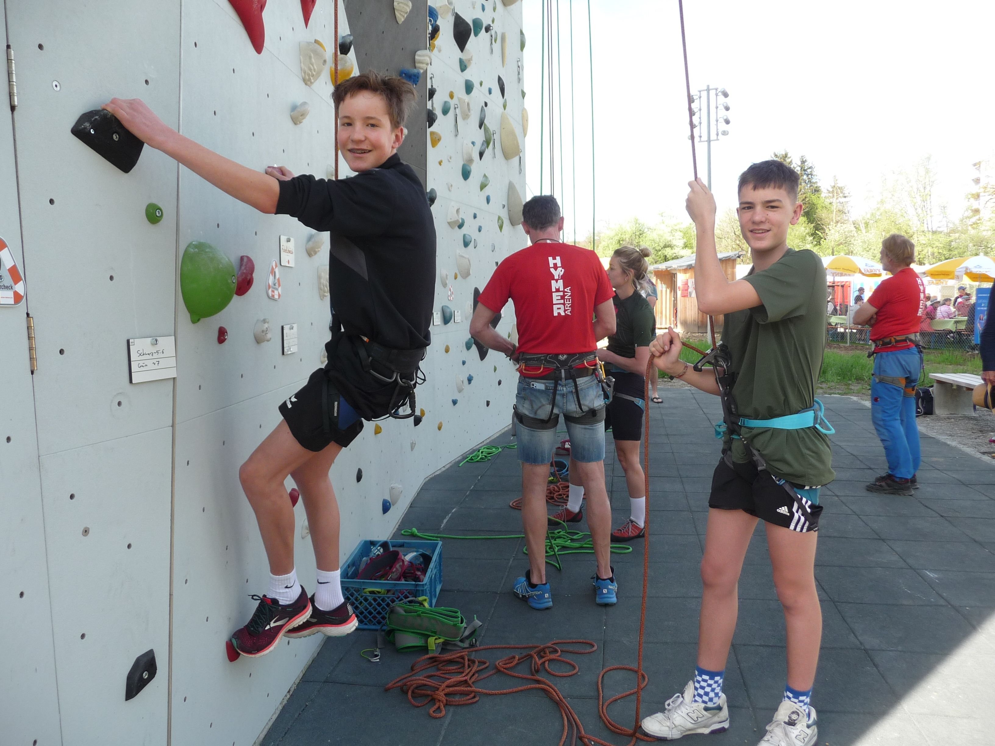 DAV-Kletterturm in Wangen ist eingeweiht