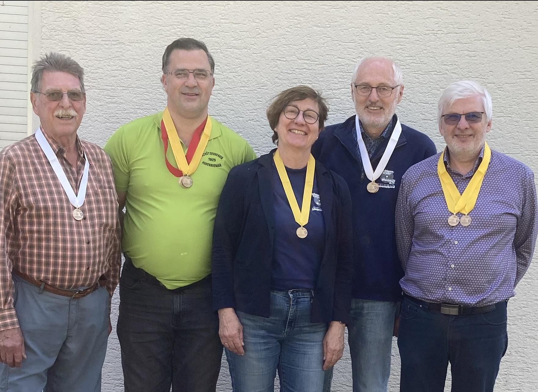 Erfolgreiche Auflageschützen des SV Immenstaad-Kippenhausen