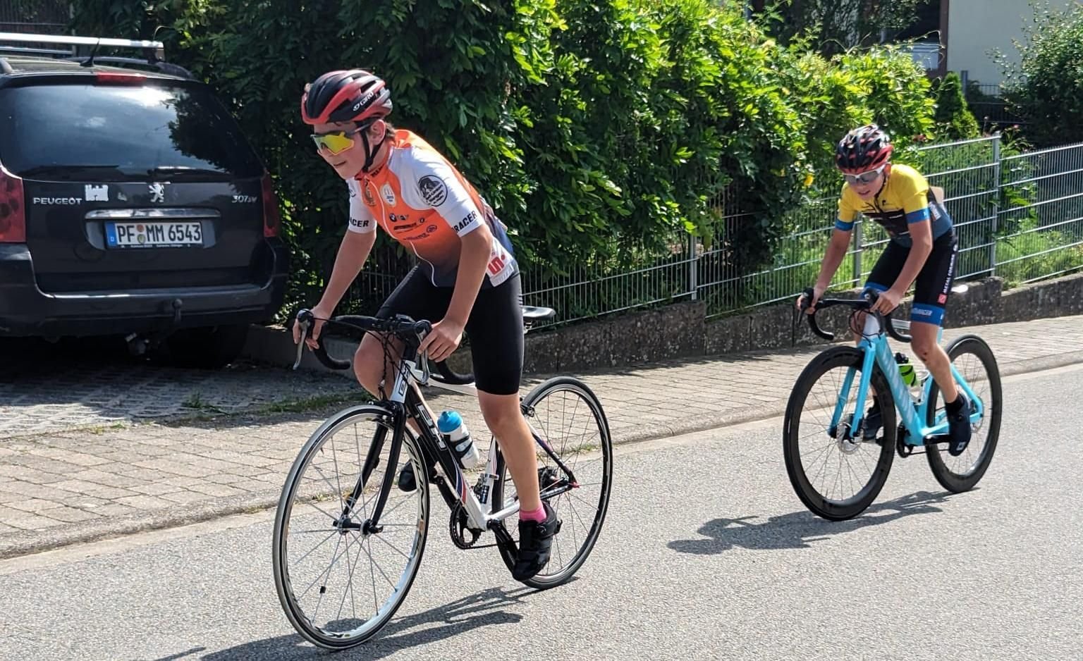 Karl Herzog von der Rad-Union Wangen gewinnt die TMP Jugendtour.
