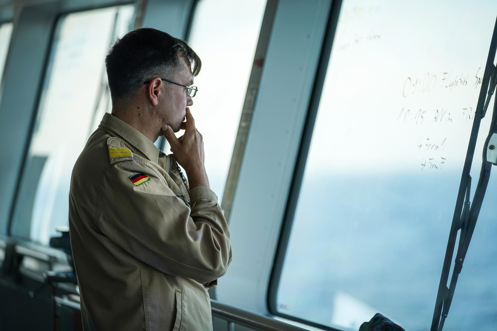 Fregattenkapitän Dirk Matheis: der Kommandant