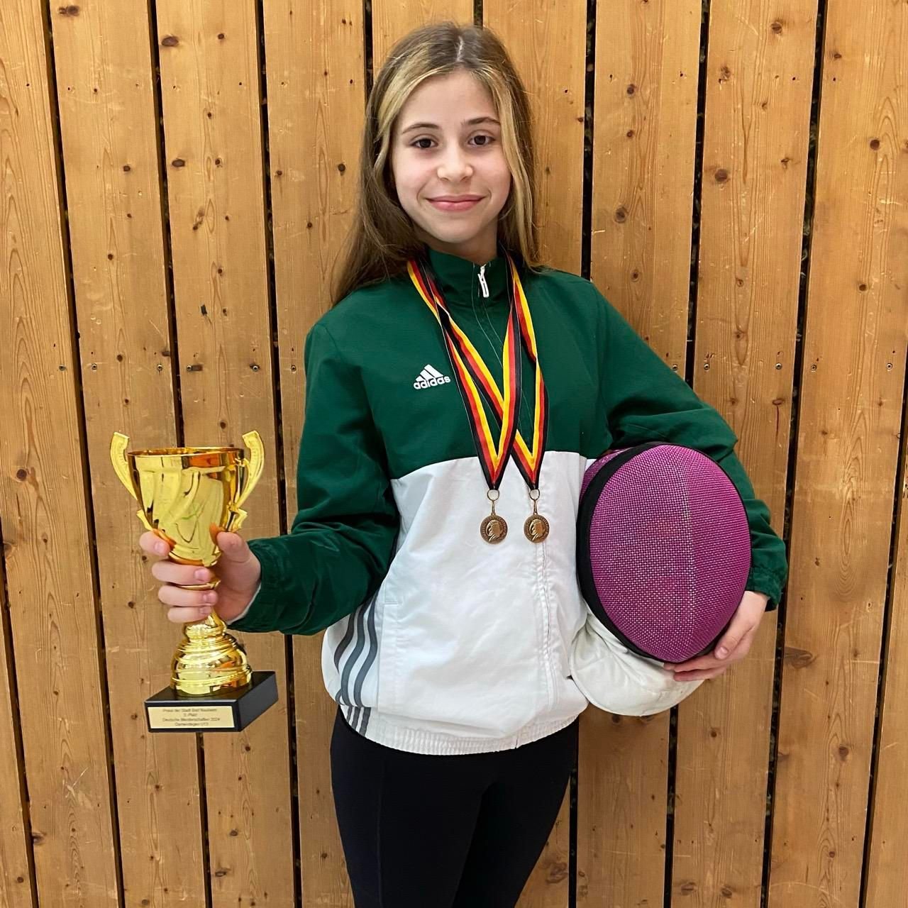 Doppel Bronze für TSV-Fechterin Eltarov bei DM