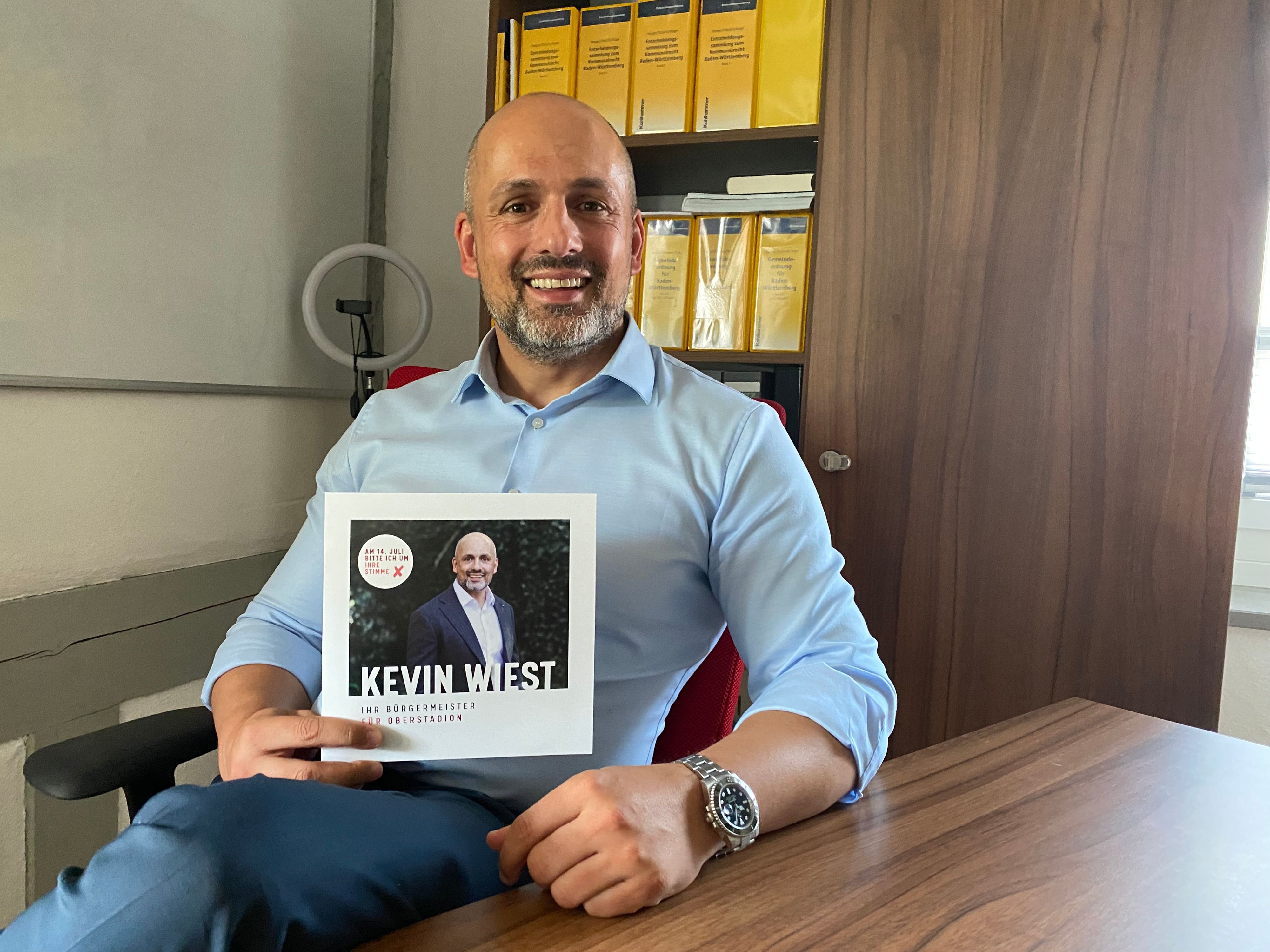 Bürgermeisterwahl Oberstadion: Kevin Wiest kandidiert wieder