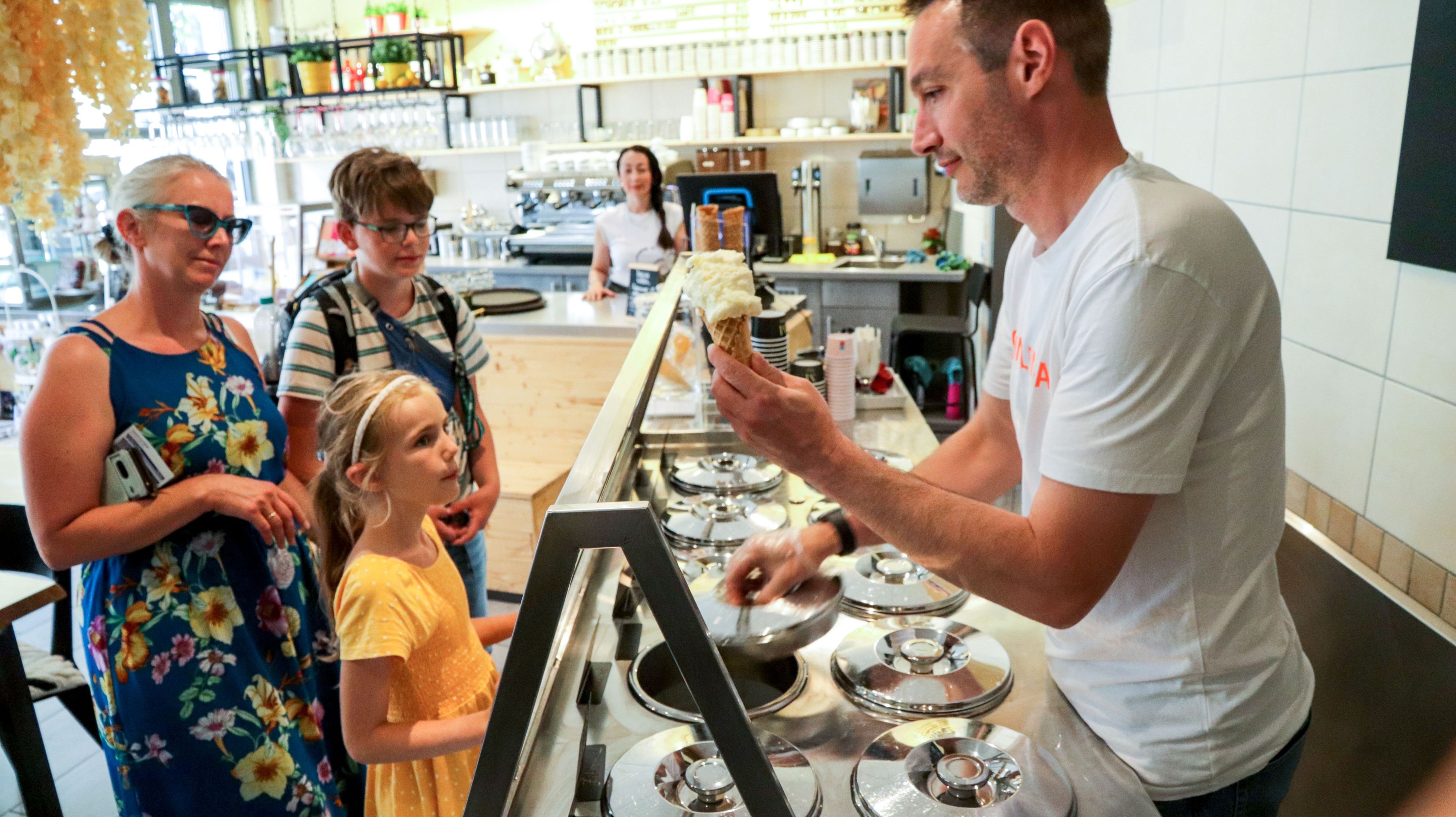 Erst ein Jahr alt und schon ausgezeichnet: Die Häfler Eisdiele Mina Gelato