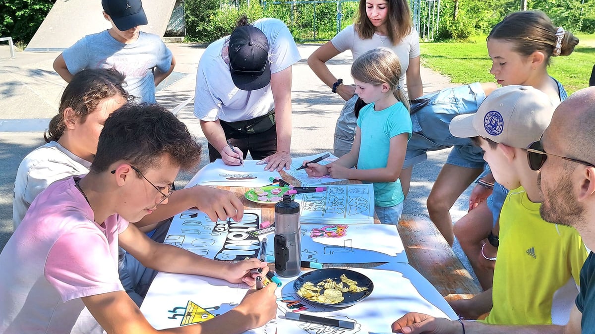 Graffiti-Workshop in Aitrach