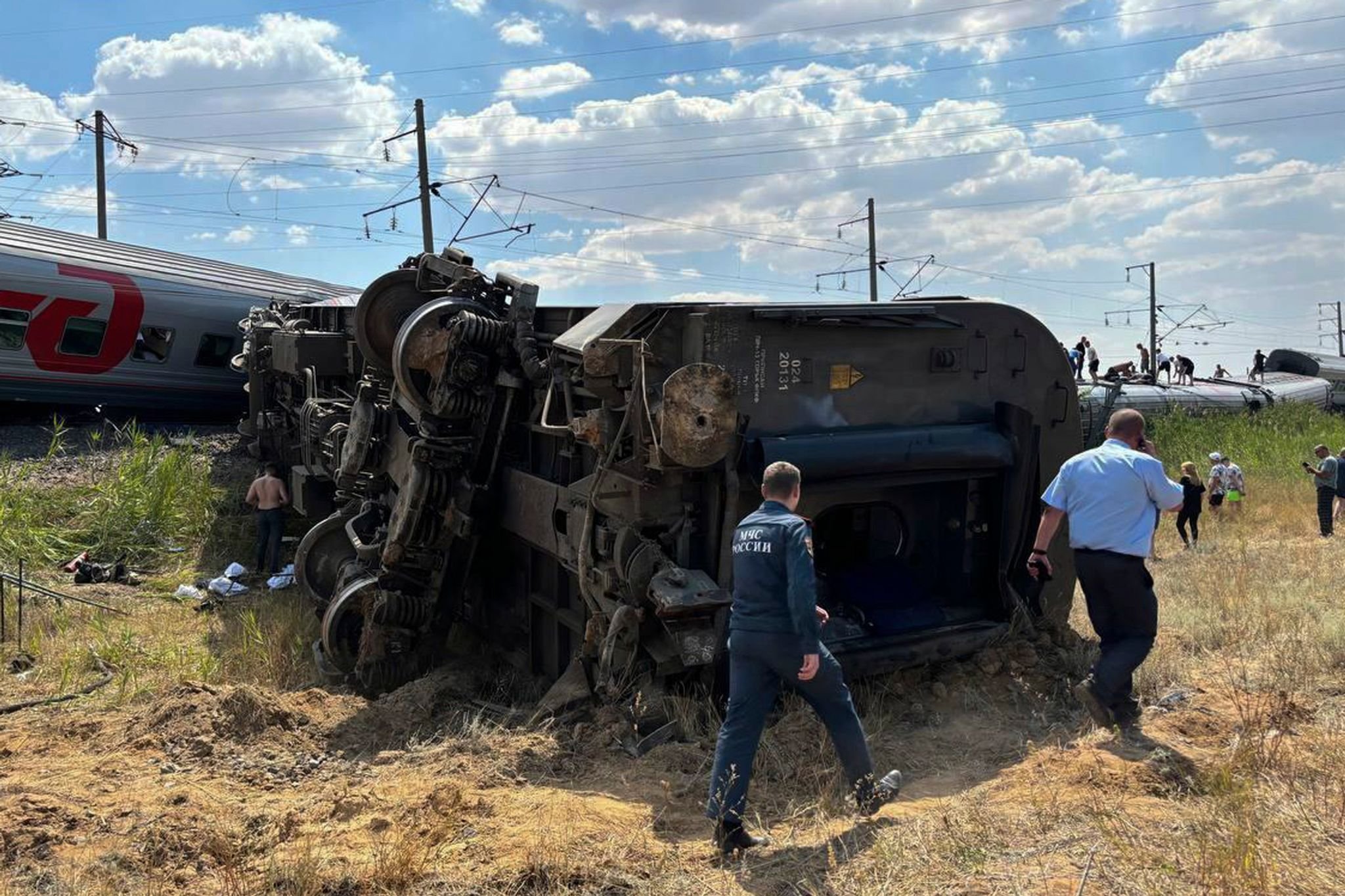 Etwa 140 Verletzte bei Zugunglück in Russland