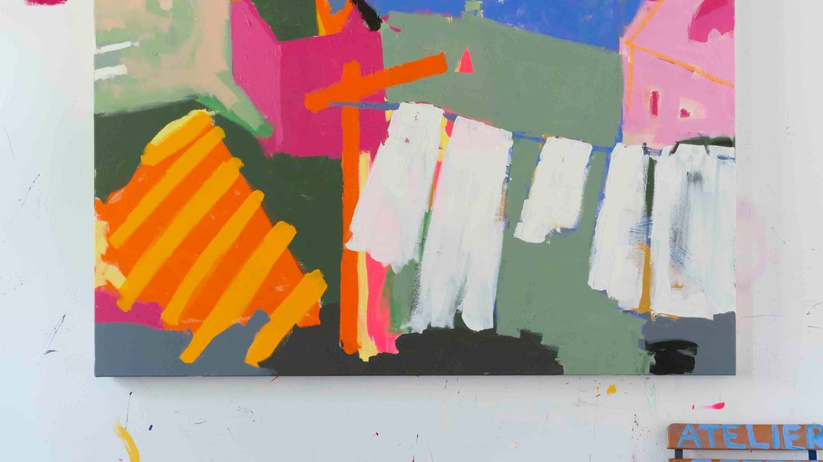 Dem Wind auf der Leinwand begegnen: Anja Nürnberg im Rathaus