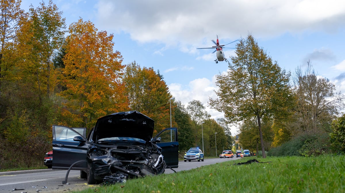 Frontalkollision zwischen Ebingen und Truchtelfingen: Sechs Verletzte