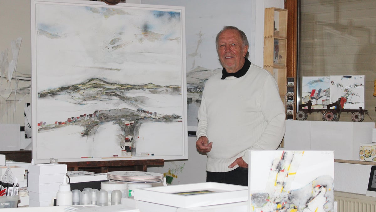 Hans-Jürgen Knupfer eröffnet Ausstellung „Unterwegs“