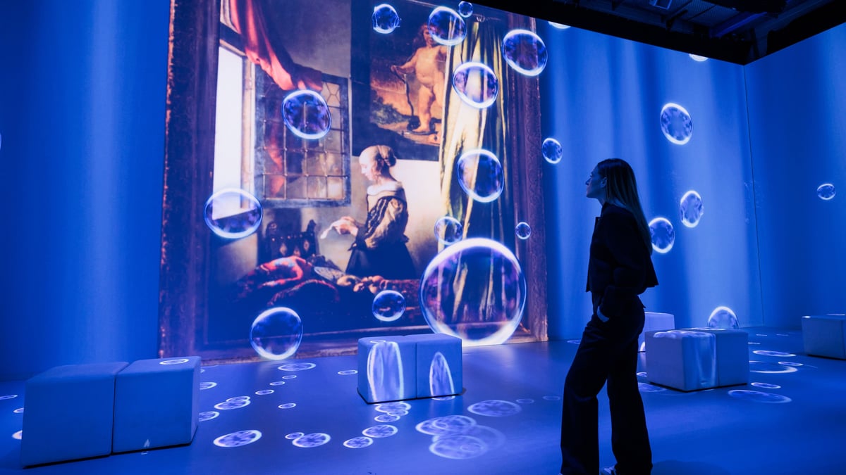 Immersive Schau "Vermeer - Meister des Lichts" in Stuttgart