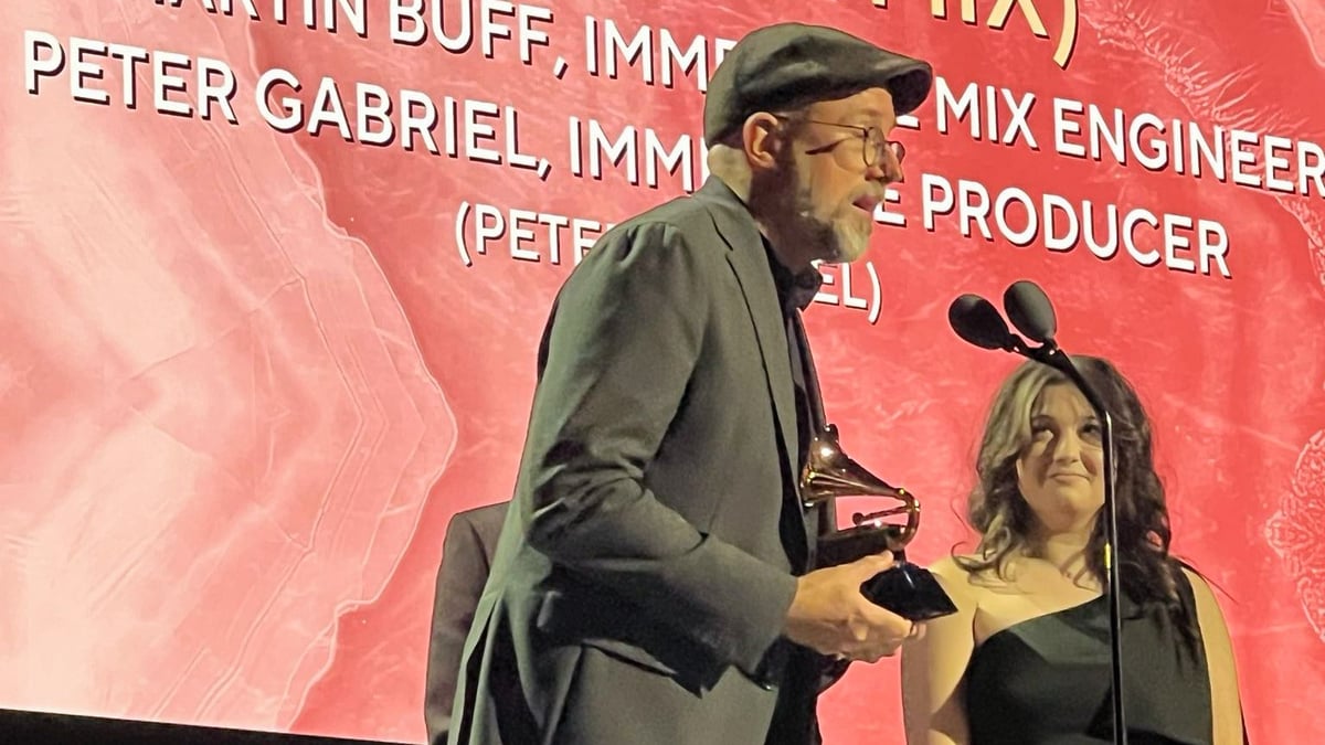 Große Ehre: Ein Grammy für Hans-Martin Buff