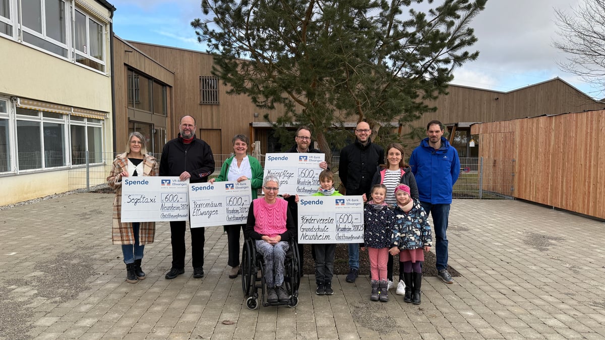 Christbaumverkauf der Hütte Neunheim