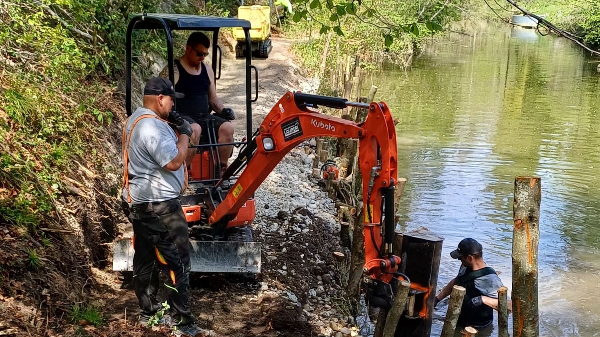 Wanderweg an der Rotach ist endlich wieder begehbar