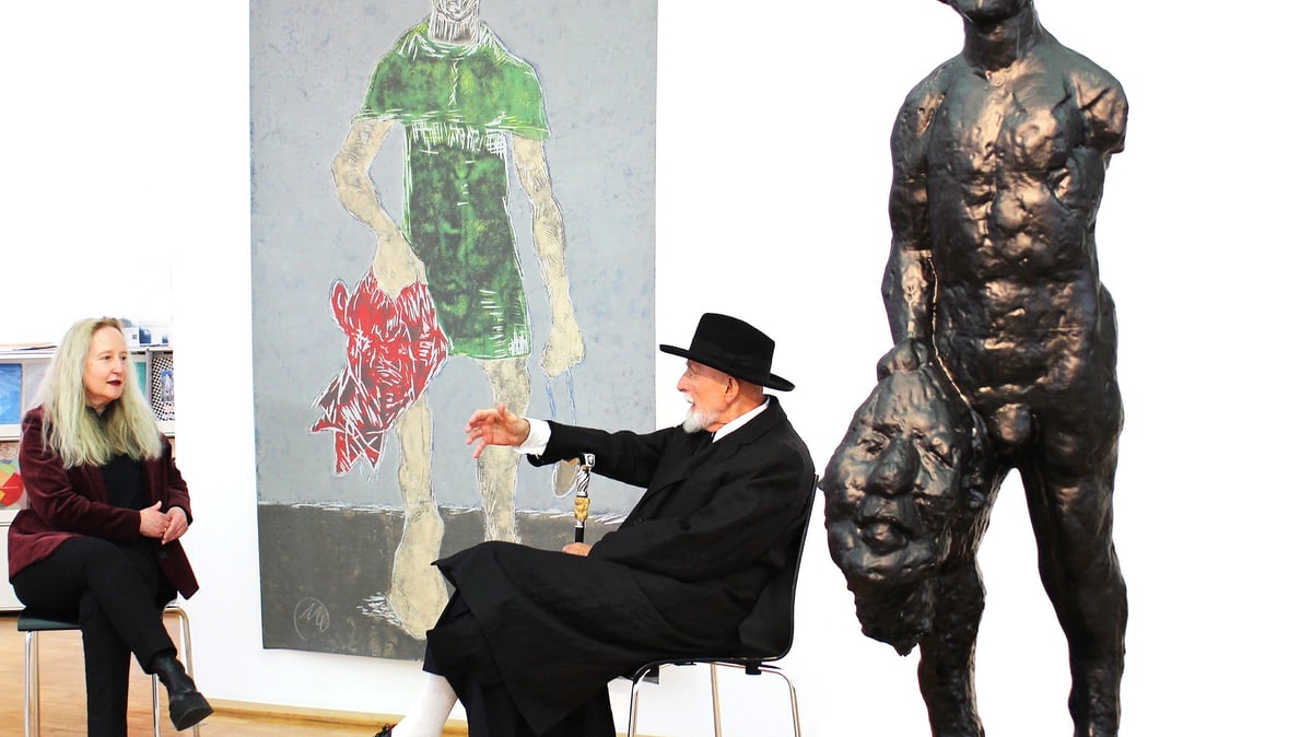 David-Figur mit ganz anderer Aussage