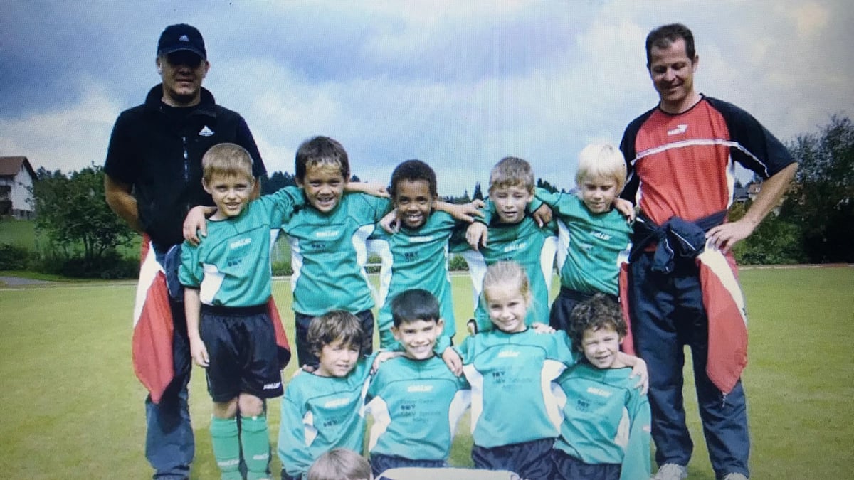 Giulia Gwinn war meist das einzige Mädchen