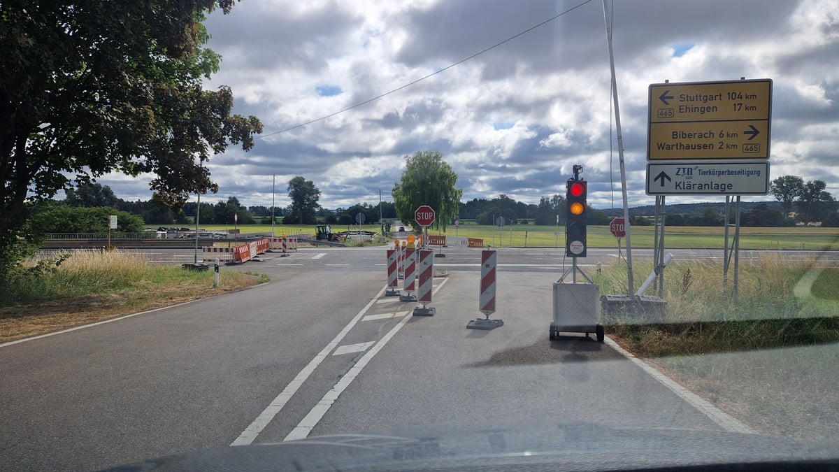 Autofahrer können aufatmen: Lange B465-Umleitung hat bald ein Ende